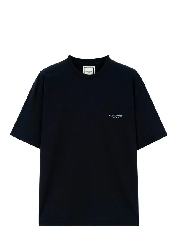 WOOYOUNGMI Logo Back Print T-shirt - Black