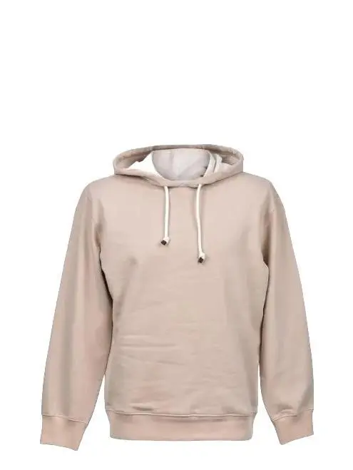 Brunello Cucinelli Cotton Hoodie - Nude