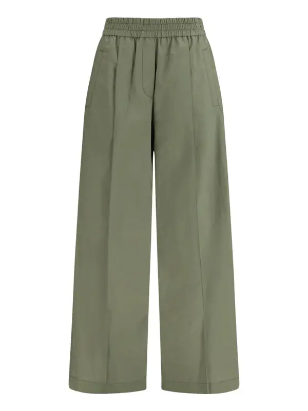 Brunello Cucinelli Elasticated Waist Trousers - Green