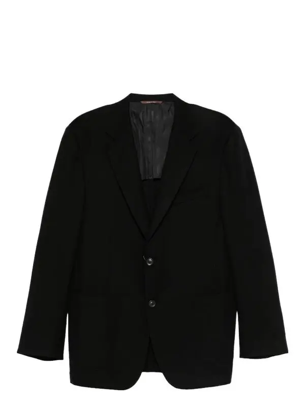 Canali Long Sleeve Blazer - Black