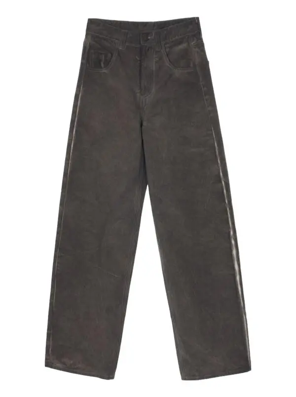 UMA WANG Belted Jeans With Five Pockets - Black