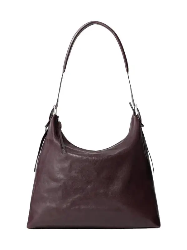 LEMAIRE Belted Hobo Bag - Chianti