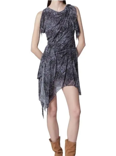 Isabel Marant Étoile Asymmetrical Pleated Skirt - Blue