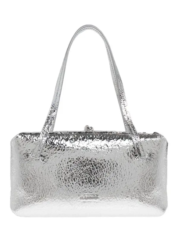 JIL SANDER Logo Lettering Tote Bag - Gray