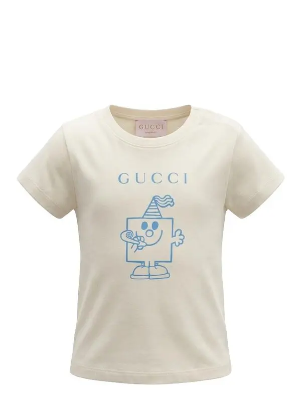 Gucci Mr. Little Miss" Print T-shirt - White