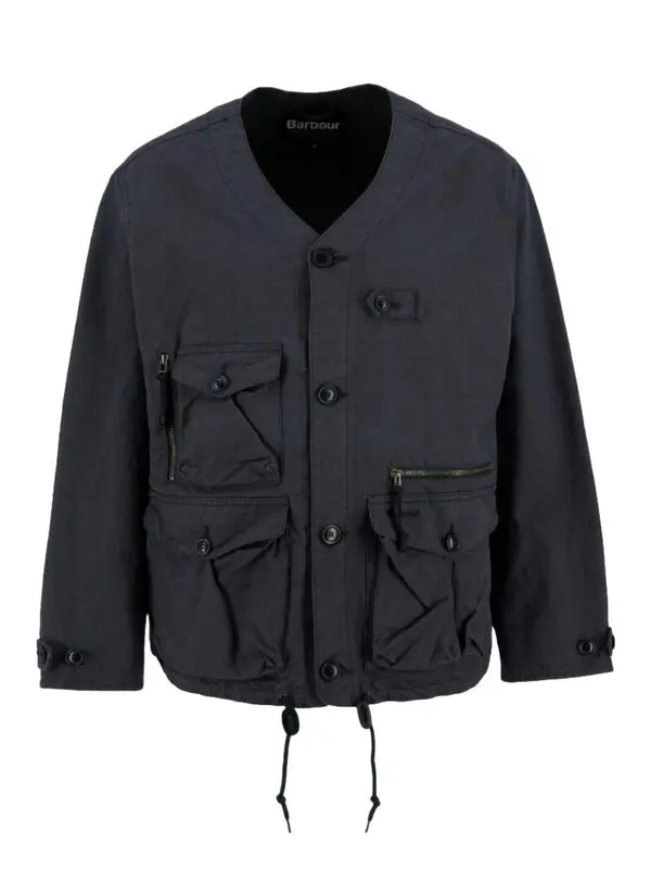 Barbour Endurance Button Multi-pocket Jacket - Black