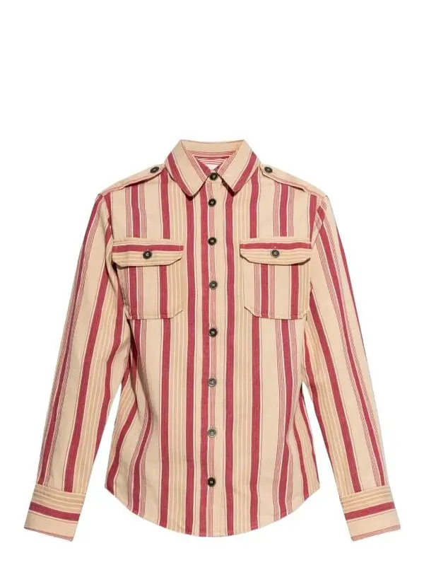 Isabel Marant Étoile Gelva Striped Shirt - Red
