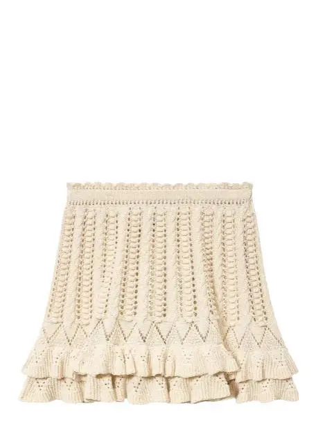 Isabel Marant Étoile Nelles Knit Mini Skirt - Nude