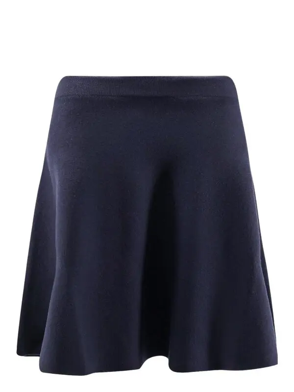 Max Mara Cotton And Viscose Crêpe Miniskirt - Black