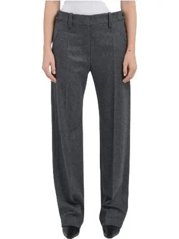 Brunello Cucinelli Tailored Straight Leg Trousers - Black