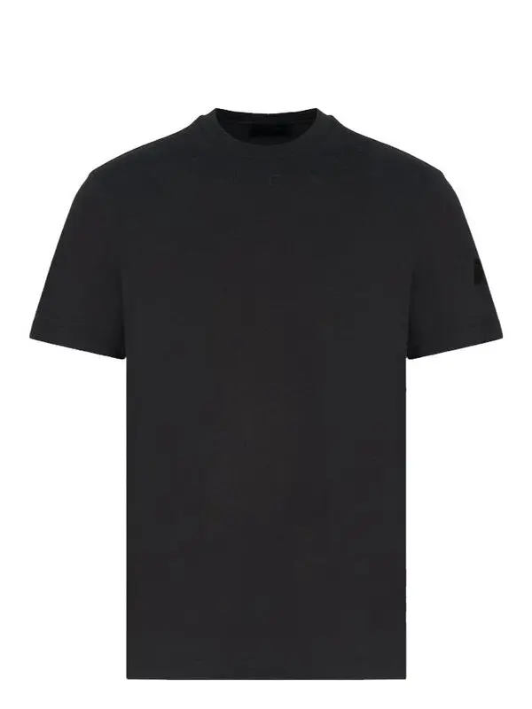 Moncler Logo Crew-neck T-shirt - Black