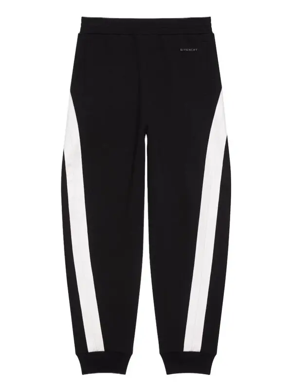 Givenchy Signature Embroidered Jogger Pants - Black