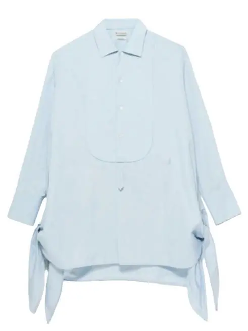 J.W.ANDERSON Side Knot Mini Dress - Powder Blue