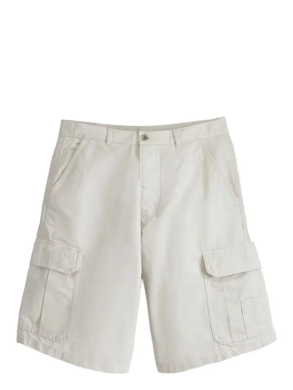 Dior Cargo Bermuda Shorts - White