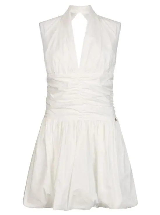 Liu Jo Sleeveless Open Back Dress - White