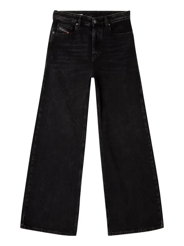 DIESEL® 1996-d-sire Wide Leg Jeans - Black/dark Grey
