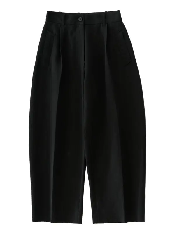 Studio Nicholson Minos Pleated Trousers - Black