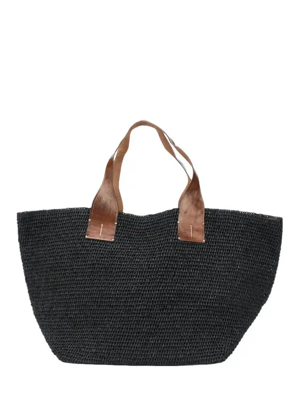 IBELIV Tokyo Ii Woven Tote Bag - Black/brown