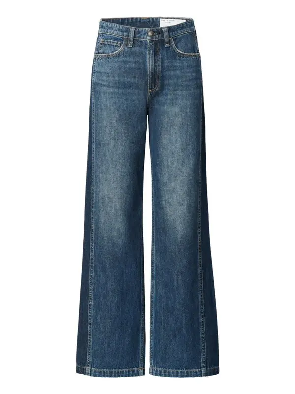 Rag & Bone Rag Bone High-rise Wide-leg Jeans - No