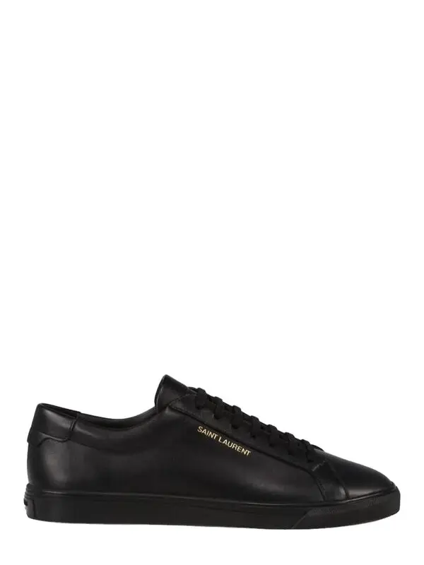 Saint Laurent Andy Lace-up Sneakers - Black