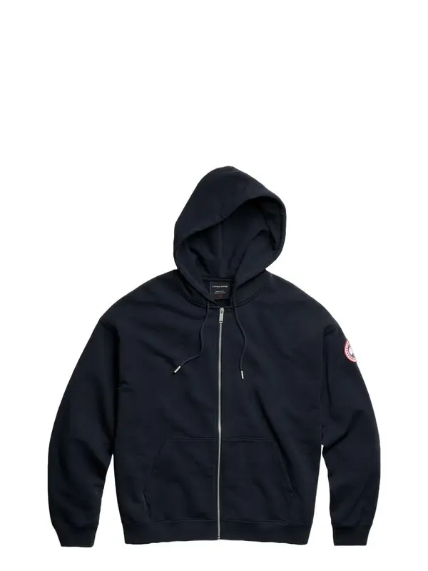 Canada Goose Rove Logo-appliqué Hoodie - Nocturne