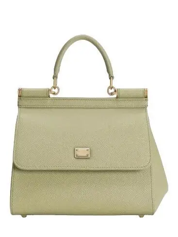 Dolce & Gabbana Medium Sicily Handbag - Green