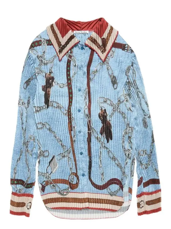 Acne Studios Long-sleeved Shirt - Blue