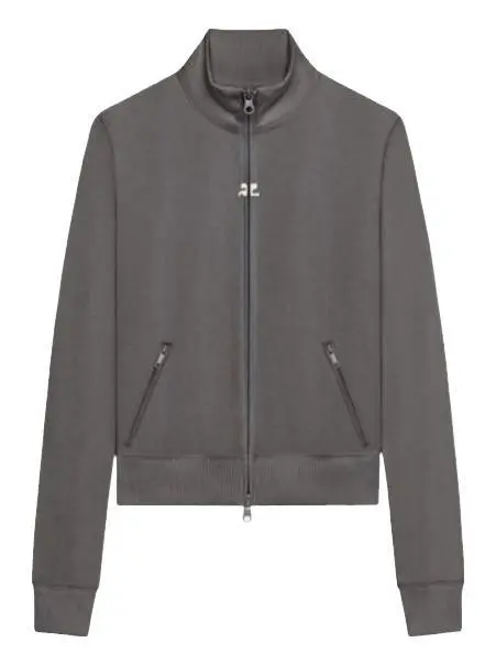 COURREGES Signature Track Jacket - Carbon Black