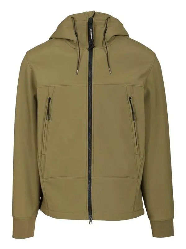 C.P. COMPANY Goggle Hooded Jacket - Green
