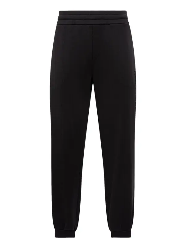 Moncler Logo Printed Track Pants - Black
