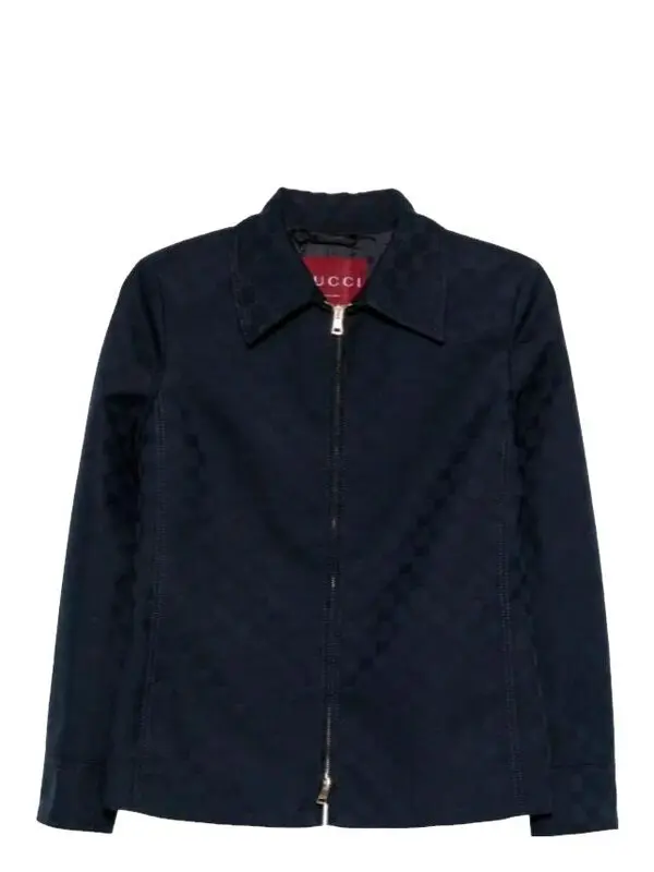 Gucci Monogrammed Zip-up Jacket - No