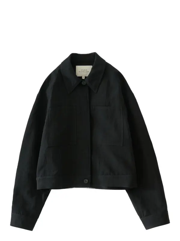 Studio Nicholson Calder Patch-pocket Jacket - Black