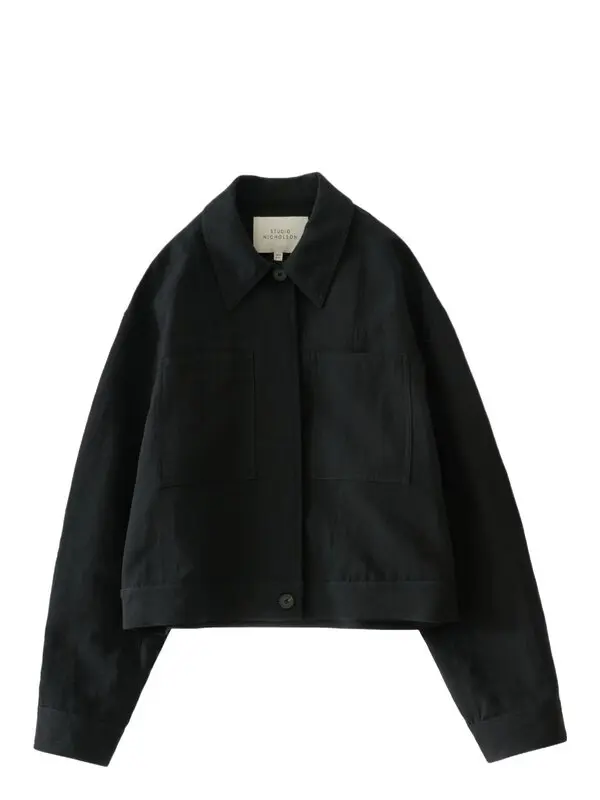Studio Nicholson Calder Cropped Jacket - Black