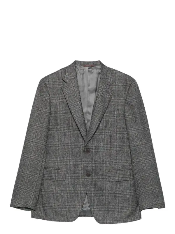 Canali Checked Two-button Blazer - No