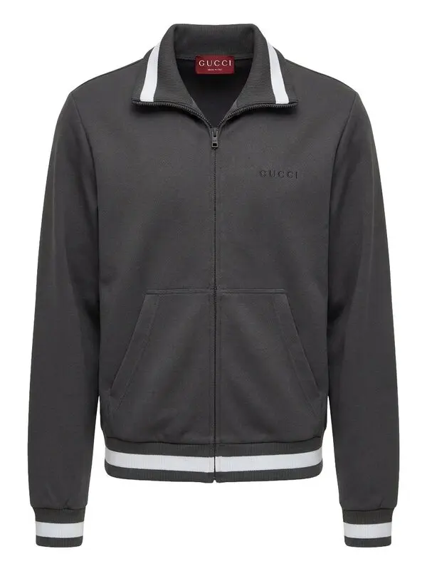 Gucci Long Sleeve Track Jacket - Black