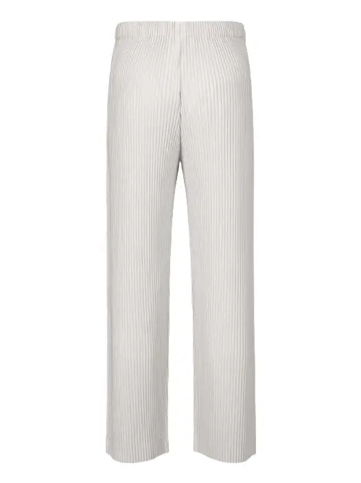 Issey Miyake Homme Plissé Pleated Trousers - Light Gray