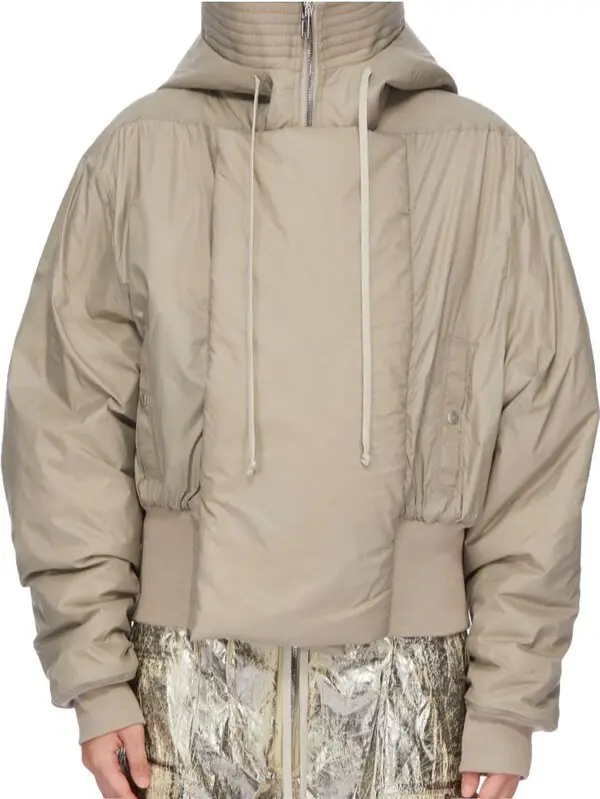 Rick Owens Alice Parka Jacket - Nude