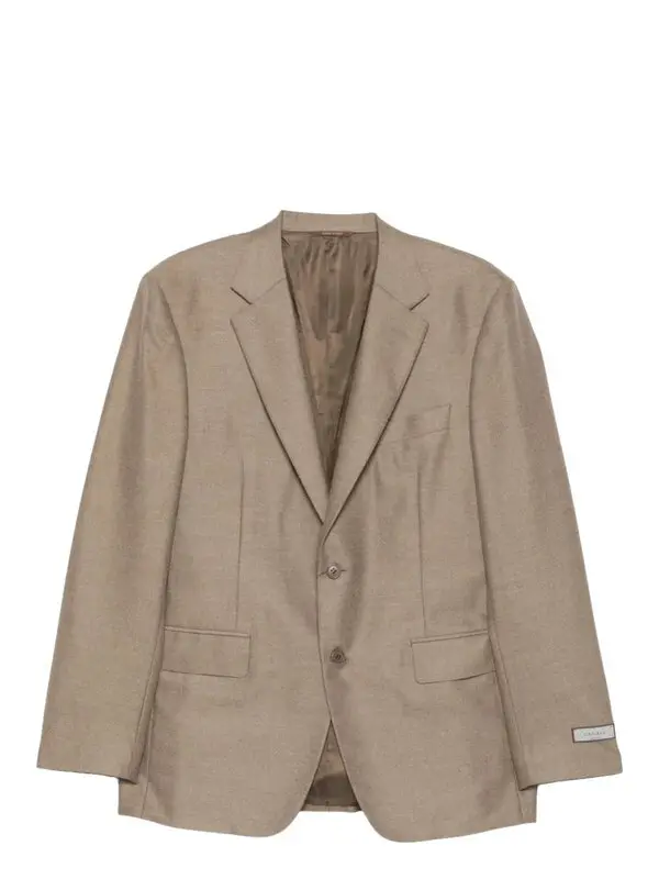 Canali Two-button Wool Blazer - Brown