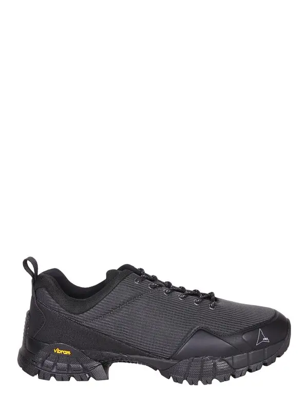ROA Textured Trail Low-top Sneakers - Black