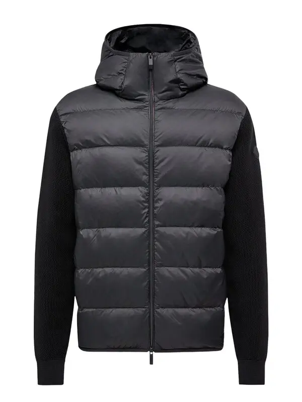 Moncler Padded Zip-up Hoodie - Black