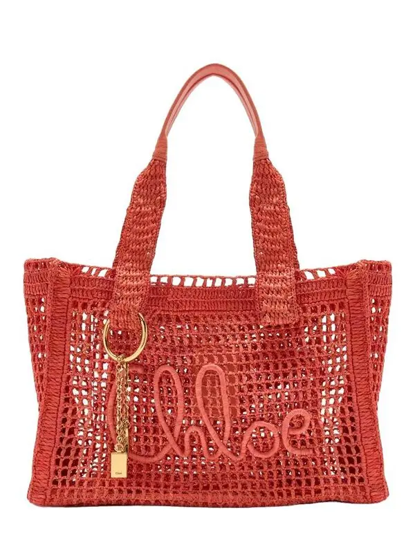 Chloé Summer Banana East-west Tote Bag - Red