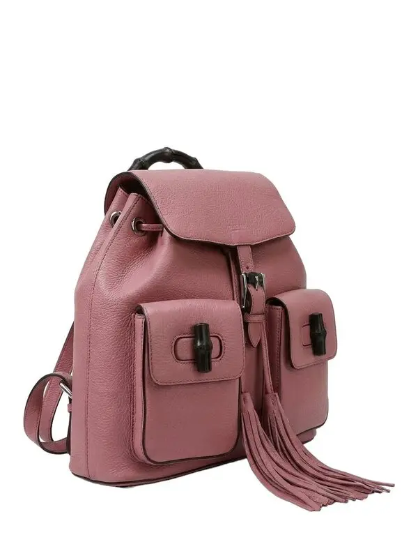 Gucci Bamboo Tassel Backpack - Pink