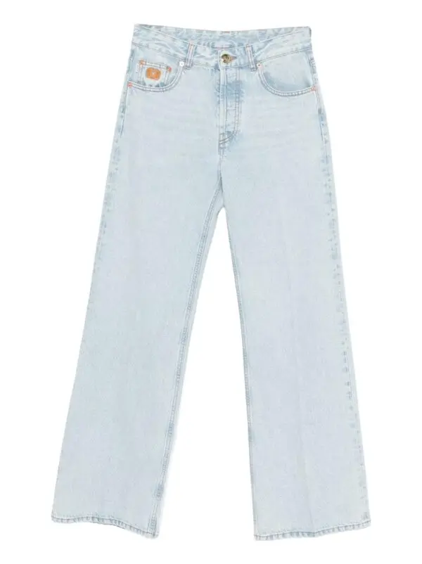 BLAZÉ MILANO Nariida Maline Straight-leg Jeans - White