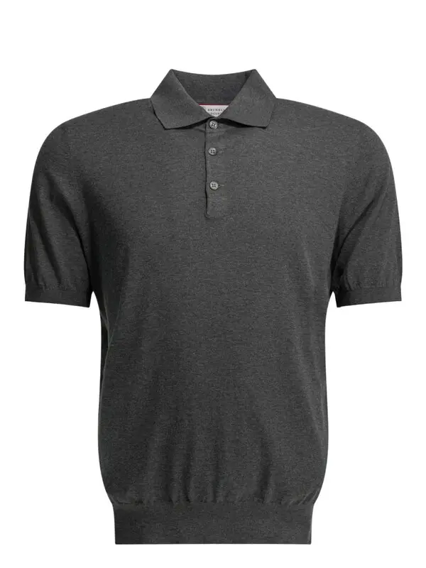 Brunello Cucinelli Short-sleeves Polo Shirt - Grey