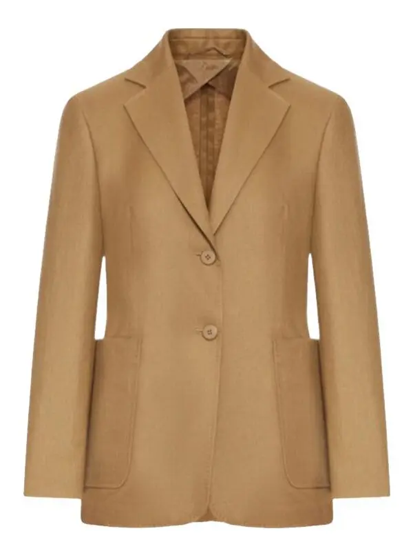 Max Mara Long-sleeved Suit Jacket - Light Brown