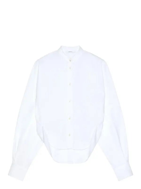 Givenchy Slashed Poplin Shirt - White