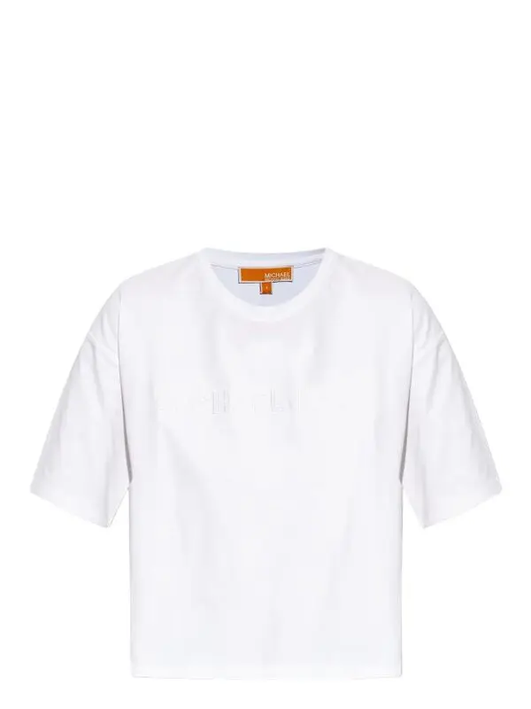Michael Kors Embroidered-logo T-shirt - White