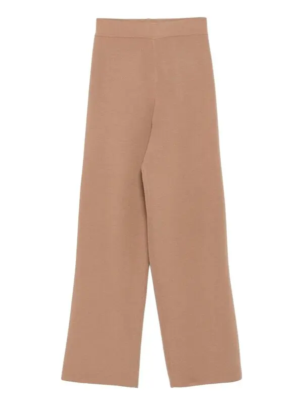 Fabiana Filippi High-waisted Wool Trousers - Nude