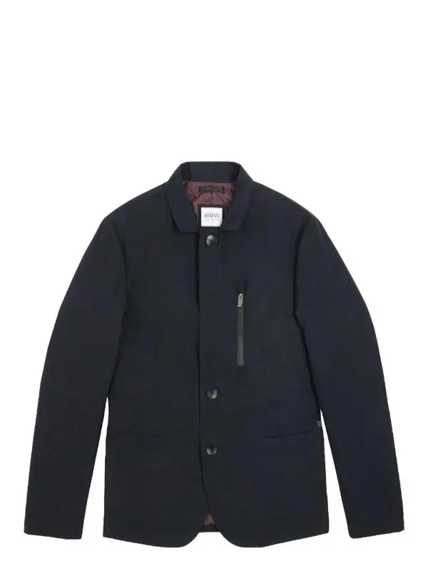 Emporio Armani Button Casual Jacket - Black