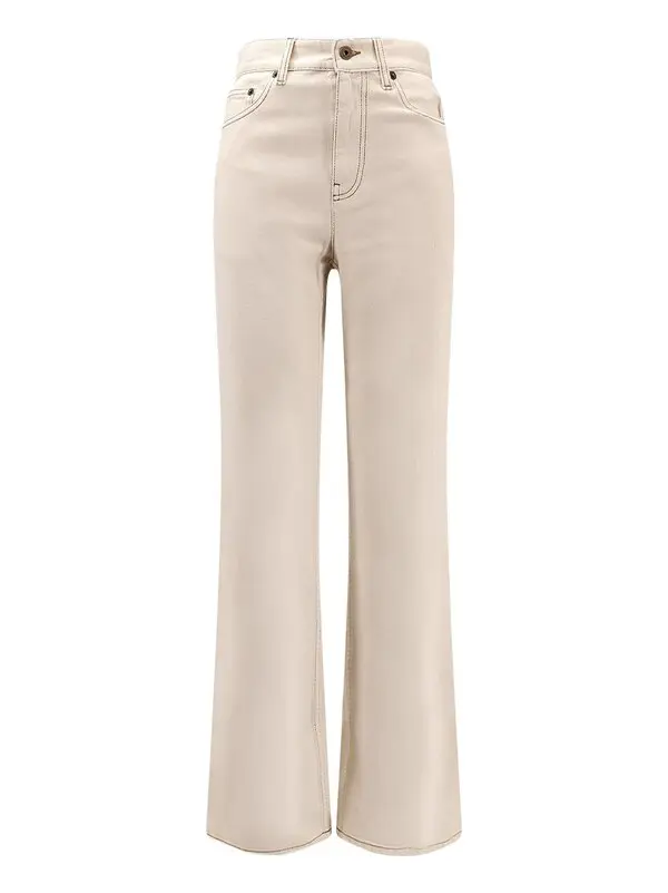 Burberry Flared Jeans - Ivoire